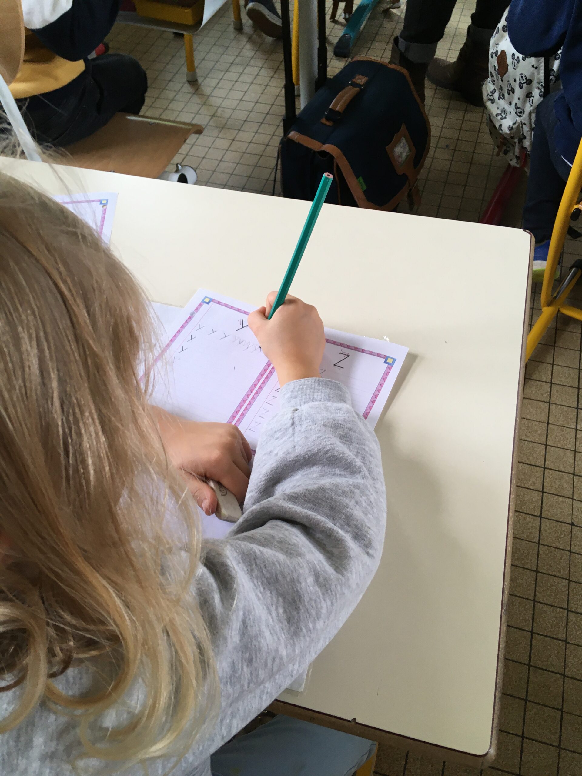 Écriture en GS CP - Ecole Saint Michel