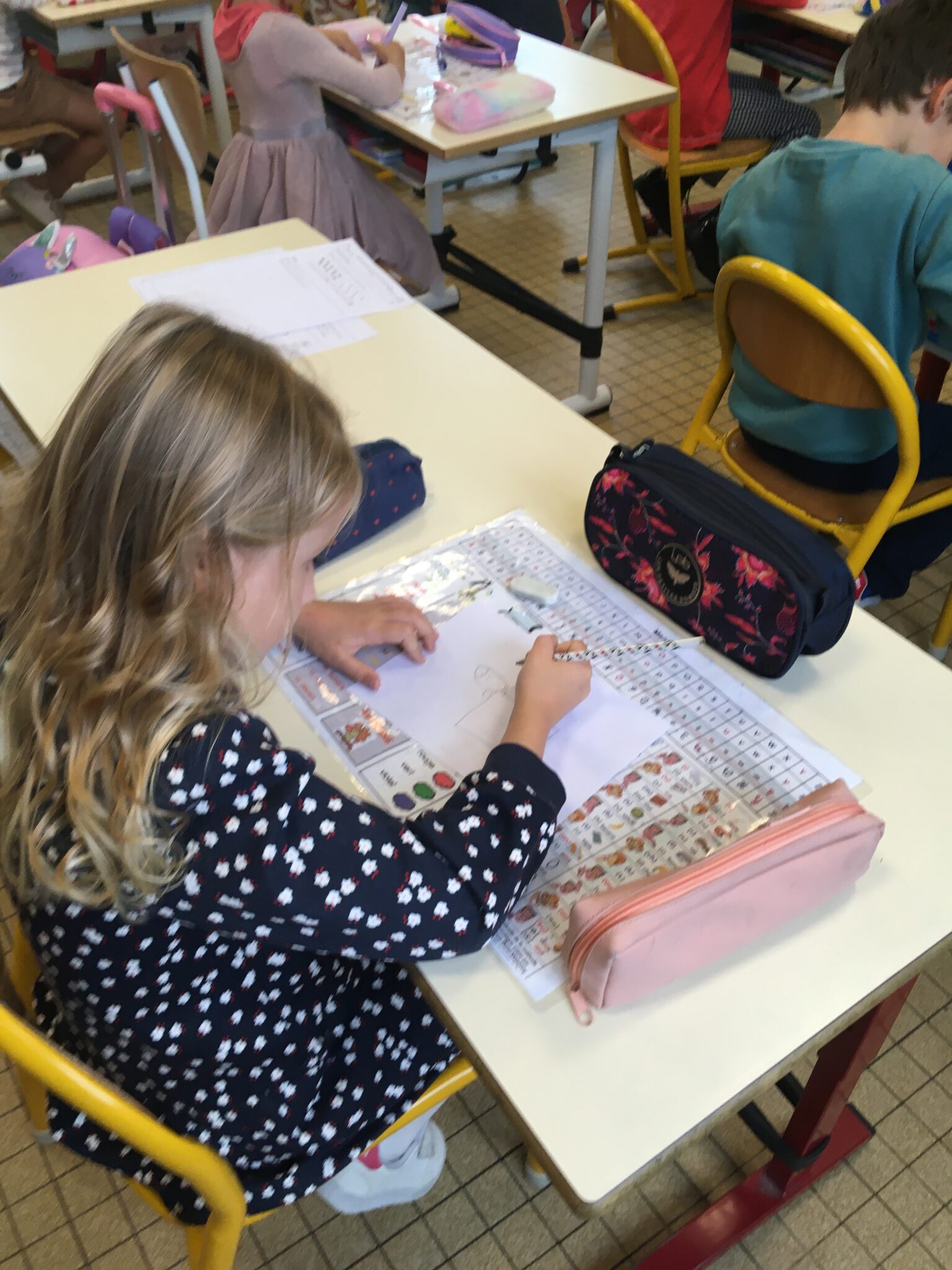 Visite d'Yves COTTEN en GS-CP - Ecole Saint Michel